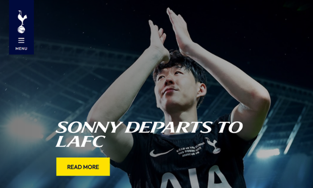 토트넘 "손흥민, LAFC로 이적" 공식 발표 | 한국일보